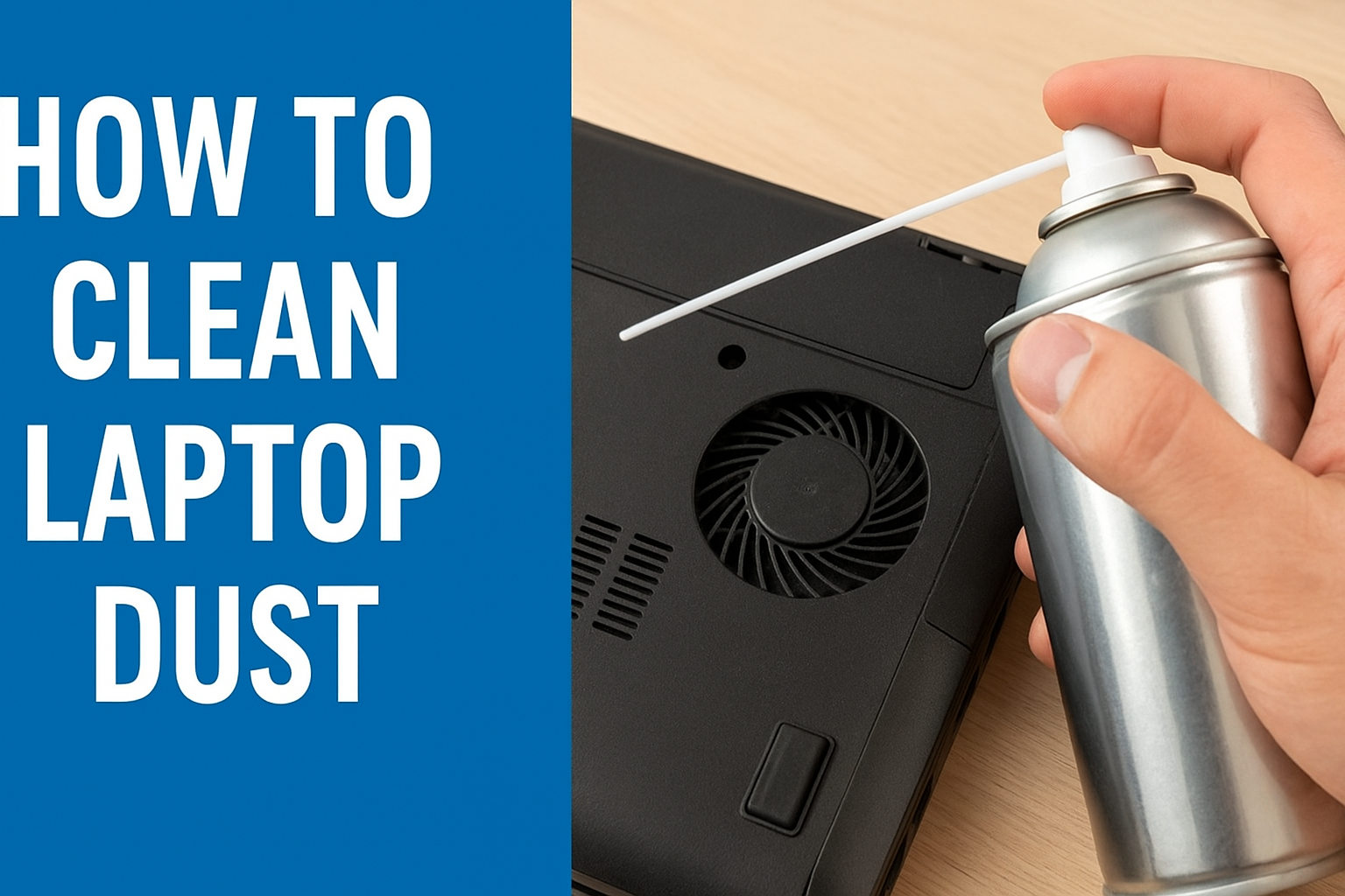 How to Get Rid of Dust in Laptop – Best Way to Clean Your Laptop Safely ...