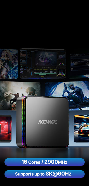 ACEMAGIC F3A Mini PC – Ryzen AI 9 HX 370, Radeon 890M, 8K