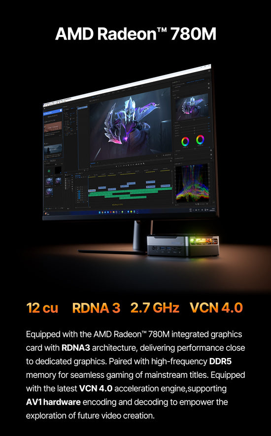 ACEMAGIC AM18 AMD Ryzen™ 7 8845HS Mini PC