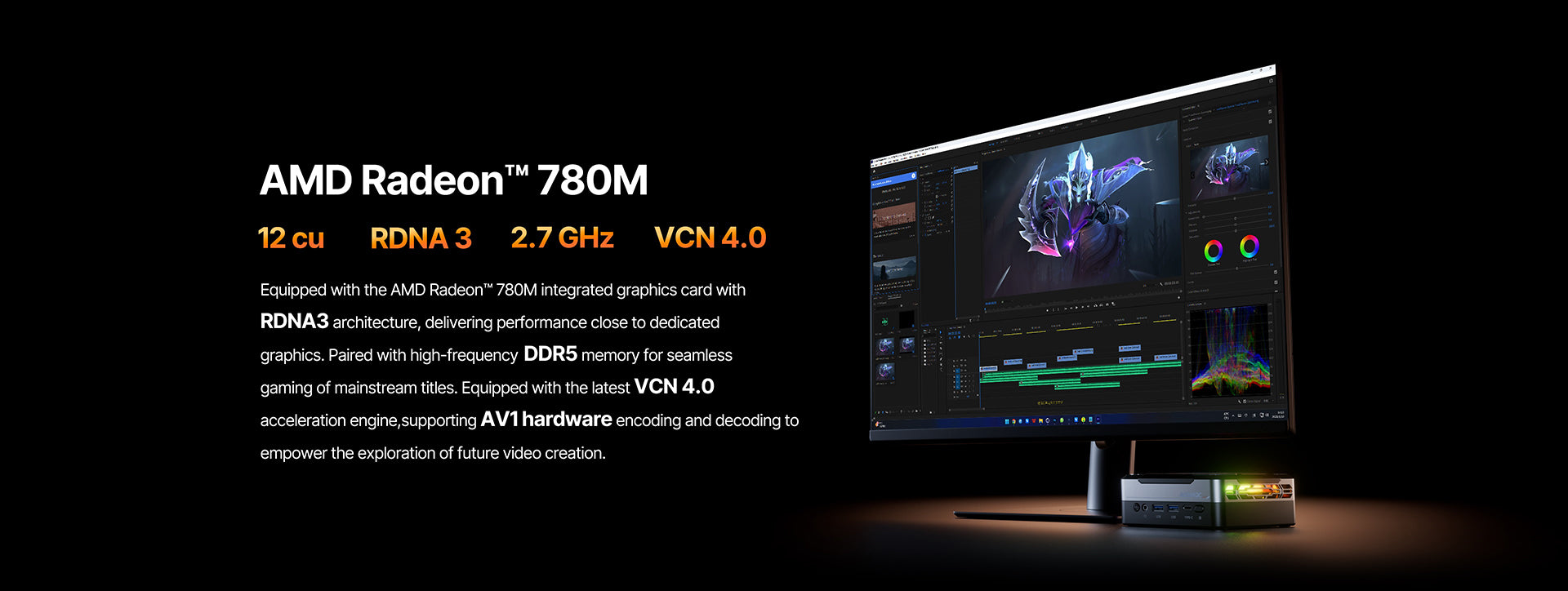 ACEMAGIC AM18 AMD Ryzen™ 7 8845HS Mini PC