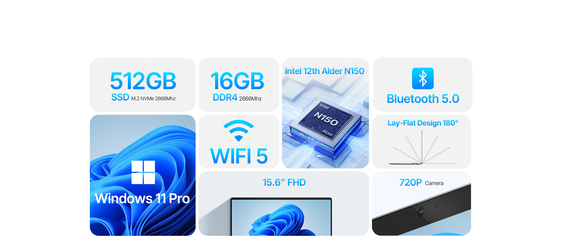 ACEMAGIC ‎AX15 Intel N150 | N95 Laptop with 15.6" Display