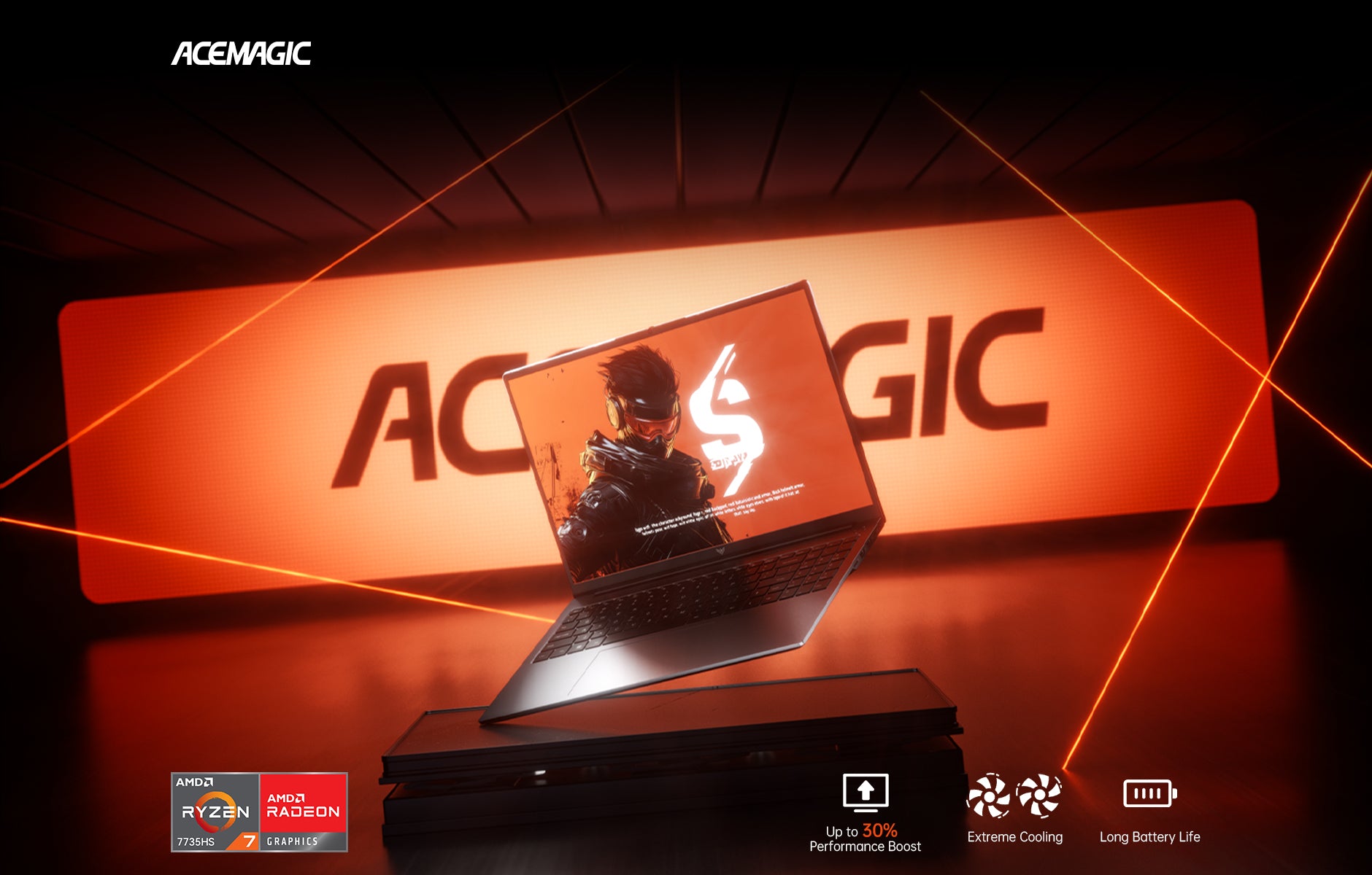 ACEMAGIC ‎RX16 AMD Ryzen 7 7735HS Laptop